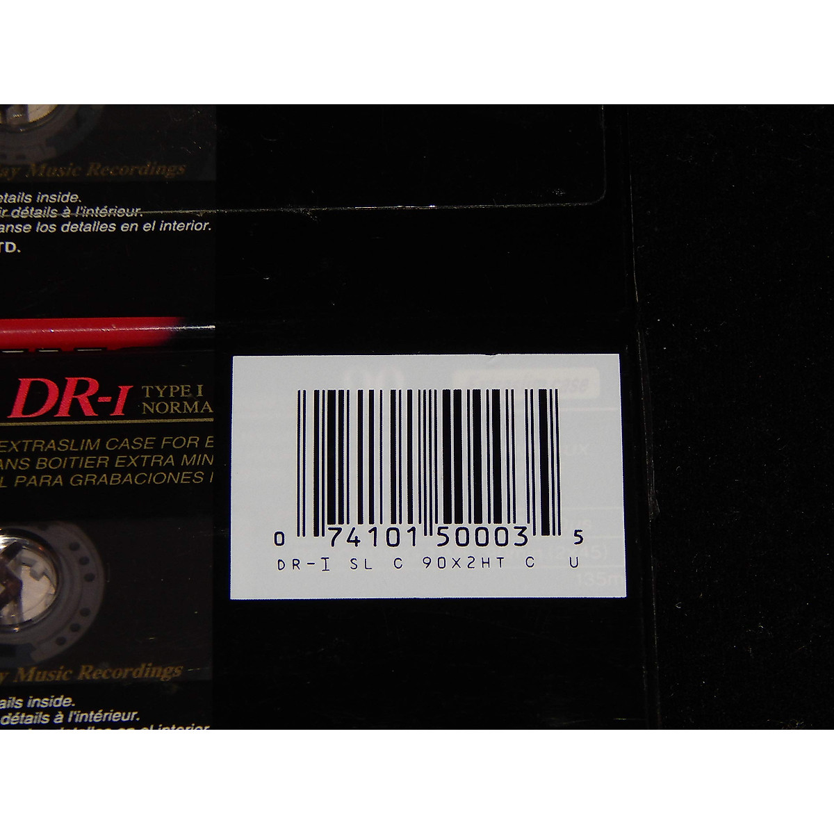 Fuji Dri90 Blank Audio Cassette 2pk Extraslim Case