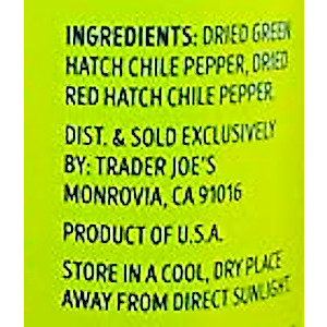 Trader Joe’s Green & Red HATCH Chile Flakes 1.9oz 54g (Two Bottles)