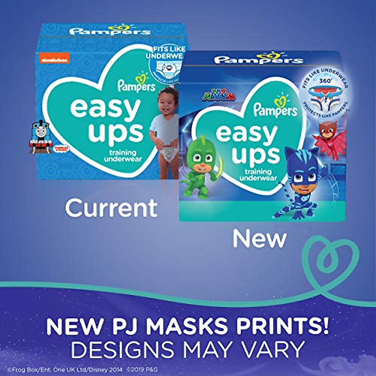 Pampers Easy Ups and Baby Wipes - Pull On Disposable Potty Training Underwear for Boys and Girls, Size 5 (3T-4T), 124 Count, with Sensitive Wipes, 12X Pop-Top Packs, 864 Count (Packaging May Vary)