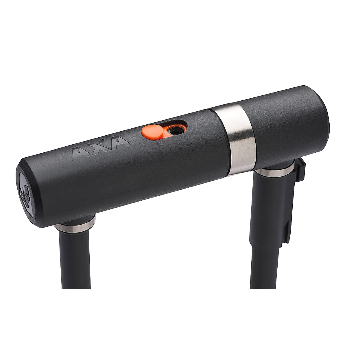 AXA Unisex's Bike D-Lock with Security Cable High, Black, One Size