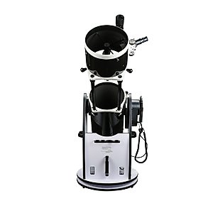 Sky Watcher Sky-Watcher Flextube 250 SynScan Dobsonian 10-inch Collapsible Computerized GoTo Large Aperture Telescope, White, (S11810)