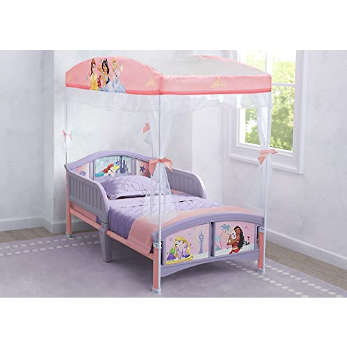 Delta Children Canopy Toddler Bed, Disney Princess