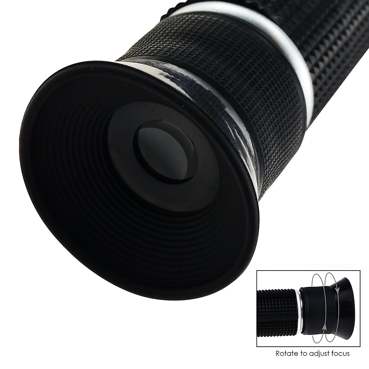 Beer Brix & Specific Gravity Refractometer with ATC Optic Dual Scale 0~32% Brix 1.000-1.120 SG Wine Wort Making Beer Brewing Fruit Juice Hops Sugar Homebrew Kit