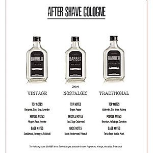 Marmara Barber Cologne - Best Choice of Modern Barbers and Traditional Shaving Fans Travel Size (50 ml, No6)