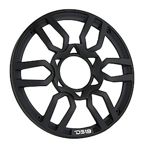 DS18 PRO-GRILL6 Speaker Cover - 6.5-Inch Car Audio Plastic Universal Speaker Grill Cover, Cover and Protect Your Speakers - Black - Set of 2