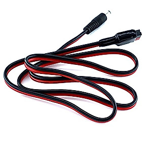 iHaospace Anderson Connector to DC5521 Male 5.5 x 2.1mm Cable 3.3FT/ 1m 14AWG Compatible with GZ Jackery Powerstation