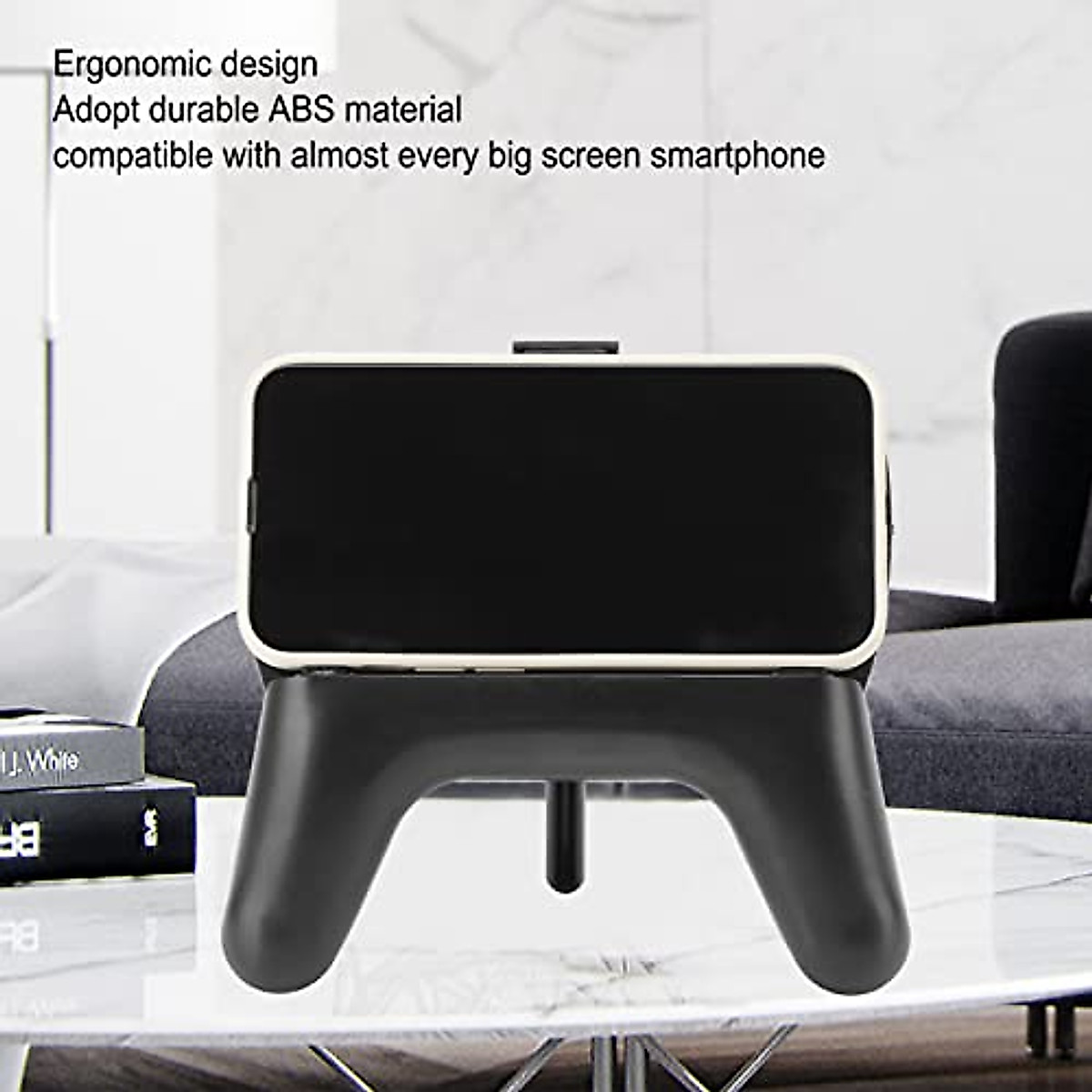 Tgoon Mobile Game Controller, Ergonomic Design Widely Compatible Mobile Game Controller Radiator Hands Free for Home