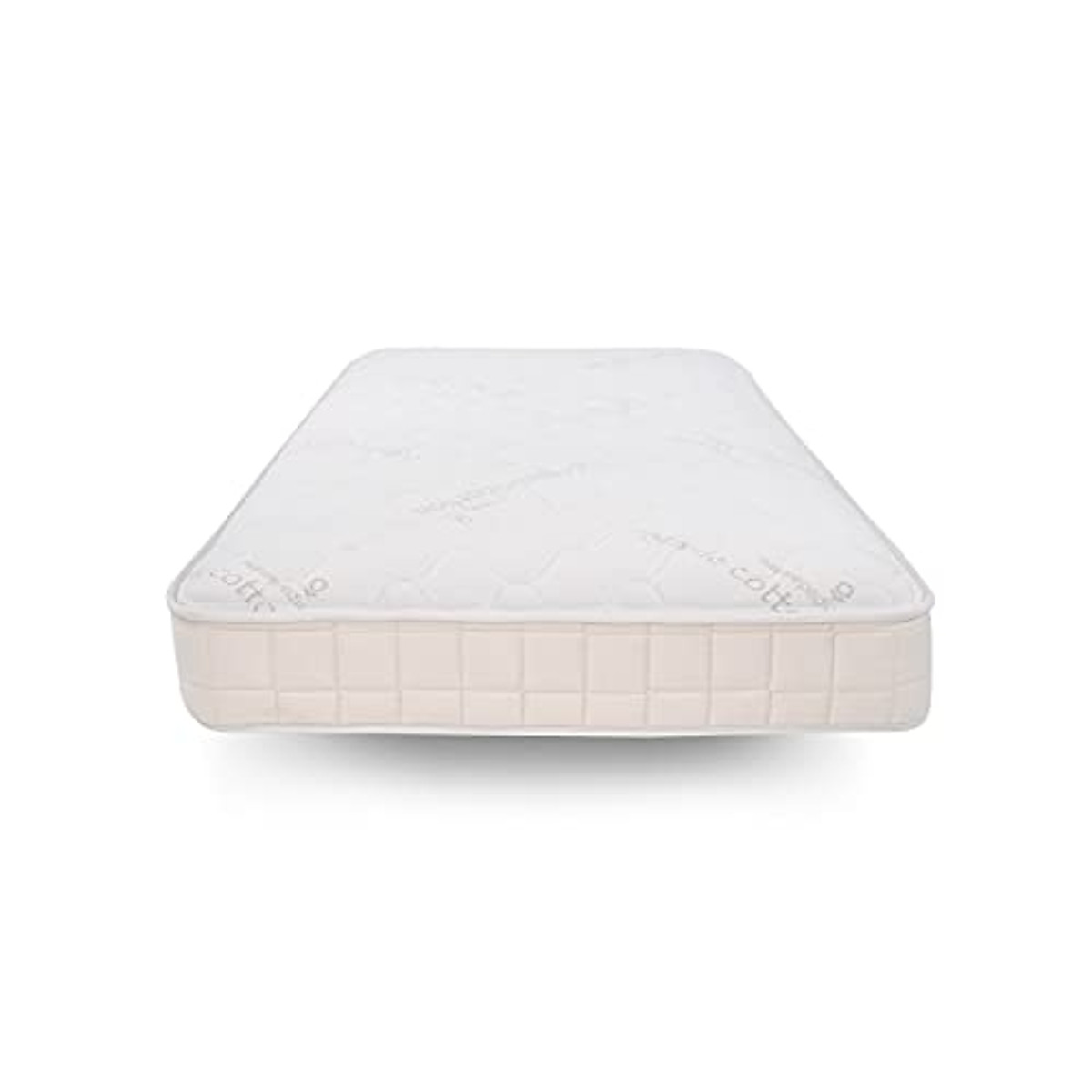 Naturepedic 2-in-1 Organic Kids Mattress, Natural Mattress with Quilted Top and Waterproof Layer, Non-Toxic, Twin Size