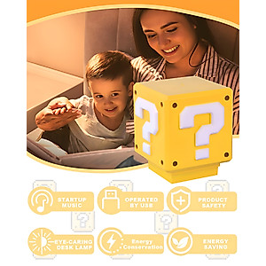 NESIMY Super Bros Toys Illusion Night Light for Kids with Game Sound Effects NightLight Decor Merchandise As Gifts for Kids and Fans (03-MLA)