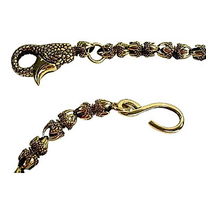 Brass Dragon Claw Wallet Chain