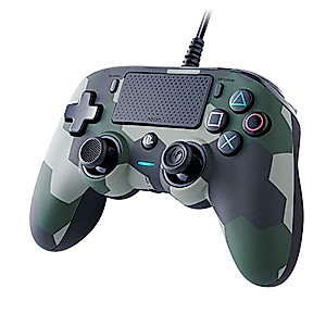 Nacon Compact Camogreen Controller with Cable - Official Sony PlayStation Licensed - PlayStation 4