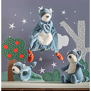 Mary Meyer Baby Rattle Leika Infant Soft Toys, 6-Inches, Little Raccoon