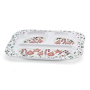Pfaltzgraff Winterberry Melamine Child Dinner Tray, Set of 4
