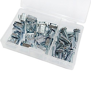 Akust M5 Server Rack Mounting Screw with Cage Nut 15 Sets