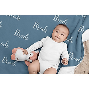 Personalized Baby Blankets for Boys, Custom Monogram Name Blanket from Your Names. Custom Blanket with Baby's Name, Custom Blanket with Baby's Name for Newborn Baby Room Nursery Christening Baptism