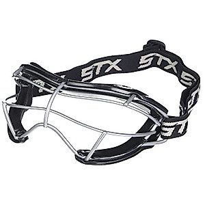 STX Lacrosse 4Sight+ S Adult Goggle Silicone, Black