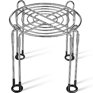 Dreyoo Water Filter Stand for Berkey, 8 Inches Tall 9 Inches Diameter Stainless Steel Pitchers Countertop with Rubber Non-Slip, Works for Most Gravity-Fed Dispenser Replacement