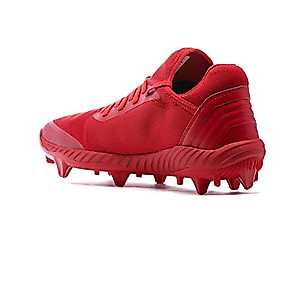 Boombah Women's Raptor Low Molded Cleats Red/Red - Size 8.5