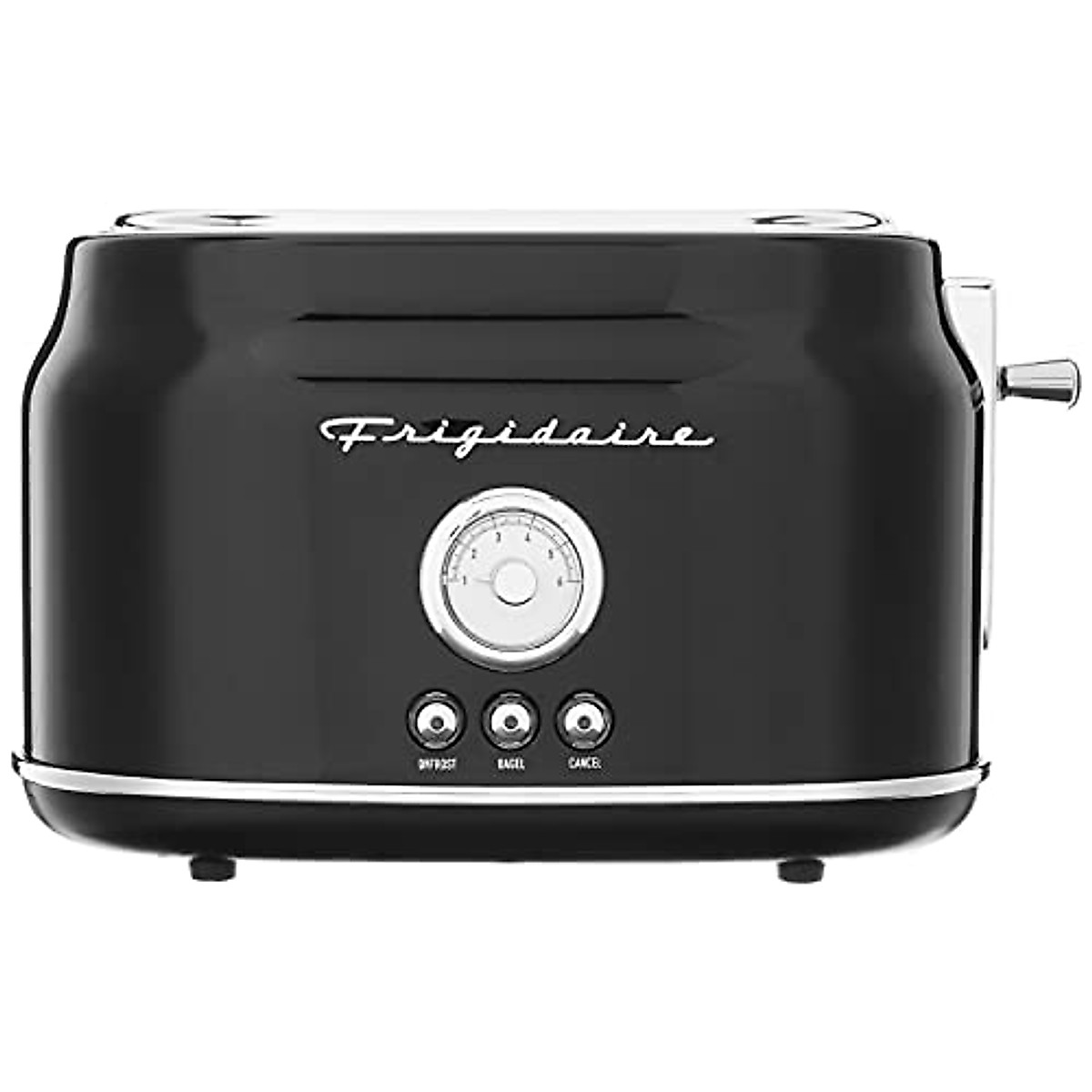 Frigidaire ETO102-BLACK, 2 Slice Toaster, Retro Style, 900w, Black & Retro Electric Water Kettle Stainless Steel 1.8l, Fast Boiling, Bpa-free, Black