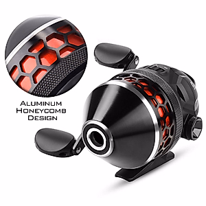 KastKing Brutus Spincast Fishing Reel,Reversible Handle for Left or Right Casting.