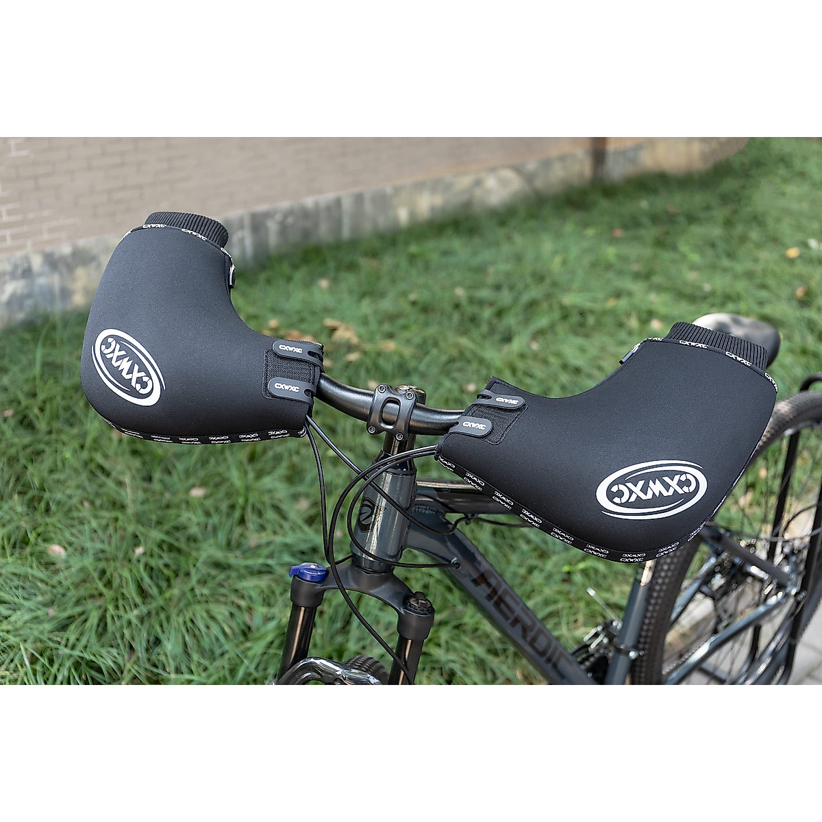 Handlebar Mittens- Windproof & Waterproof Fat Bike Bar Covers - Commuter Mountain Road Bicycle Bar Warmer Covers for Winter Cycling (Mountain Style)