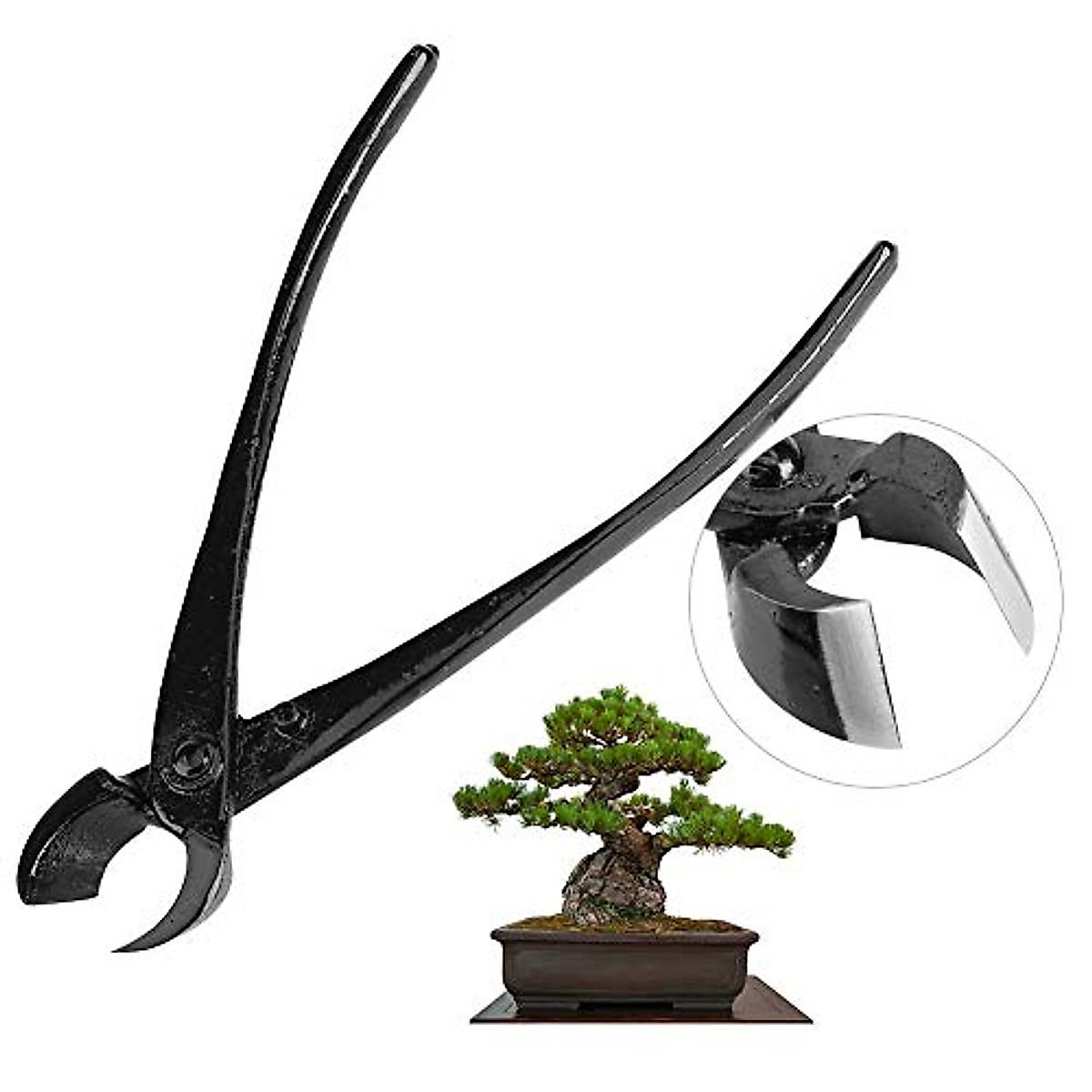 Trunk Splitter Bonsai Tools,205mm,Professional Garden Branch Cutter Beginner Bonsai Tools,Zinc Alloy Round,Trunk Splitter Scissors