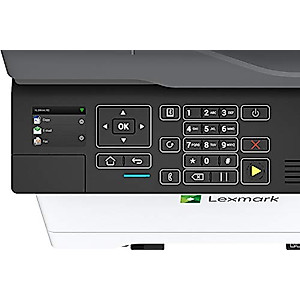 Lexmark Color Printer with Scanner Copier & Fax Laser Multifunction Office Machines (MC2425adw), Grey, Small