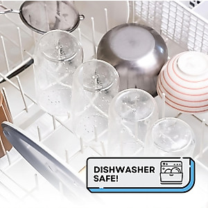 My Nest Modern Glass Cups with Lids and Straws (Set of 4, 16oz) - Aesthetic Cups Ideal as Glass Coffee Cups, Matcha Glass, Smoothie Cup, Bear Glass Cup