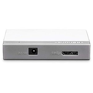 TRENDnet 4-Port USB 3.0 Ultra-Mini Hub, 1M (3ft. USB 3.0 Cable), Up to 5Gbps, Power Adapter Included, Plug &Play, Backwards Compatibility with USB 2.0/USB 1.1, TU3-H4