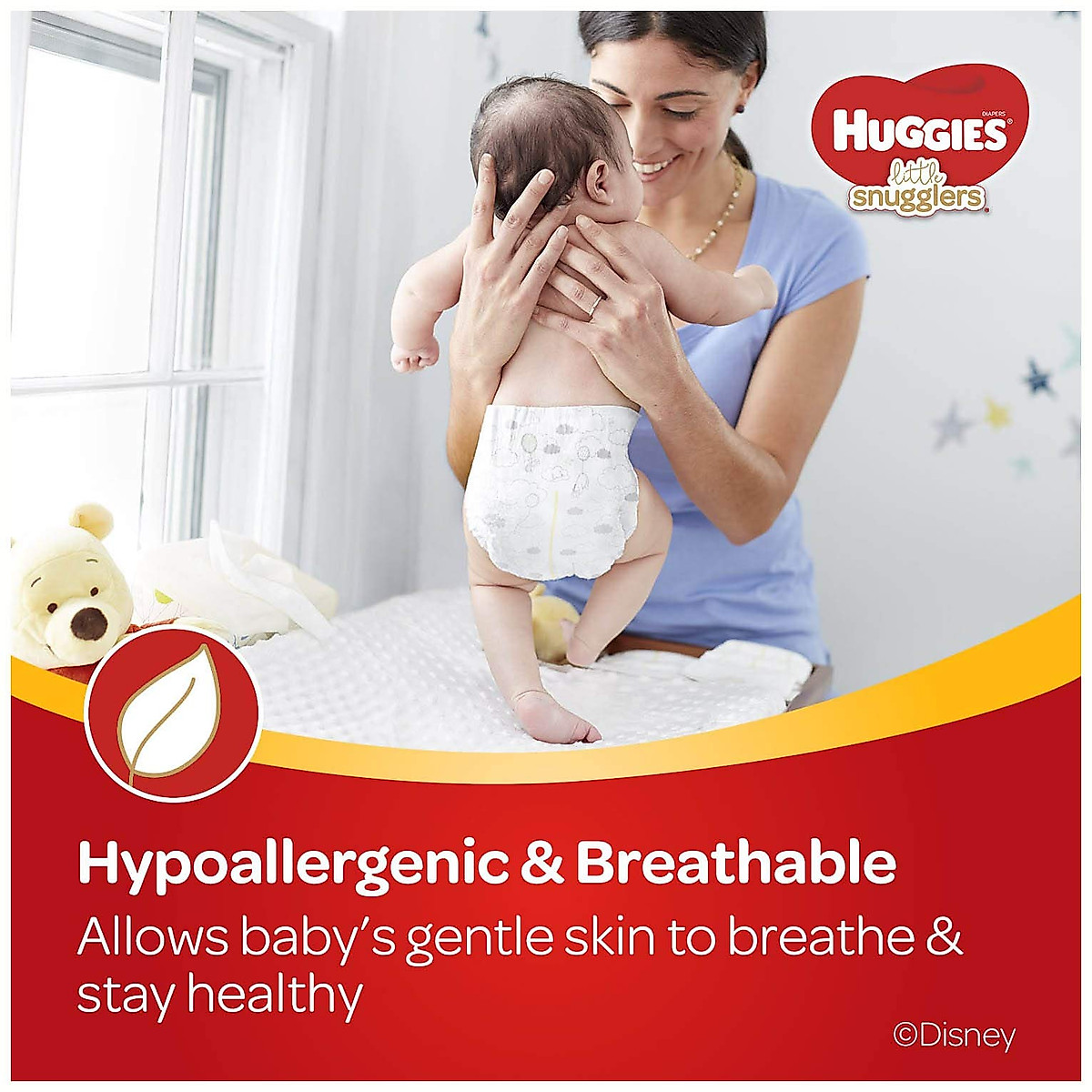 Huggies Little Snugglers Baby Diapers, Size 3, 62 Ct