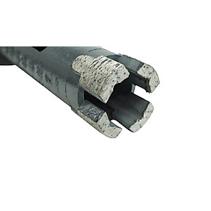Trenion, T Core Drill Bits 1-3/8 Inch Advanced Technology on Diamond T Shape Segments for Hard Stone Concrete Marble Granite Brick for Dry Wet Drill Hole Saws 5/8"-11 Thread