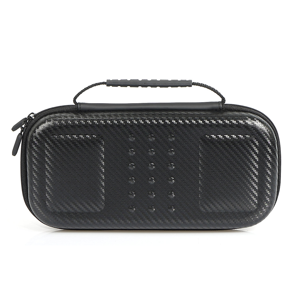 Amazon Basics Carrying Case for Nintendo Switch Console and Accessories - 10 x 2 x 5 Inches, Black