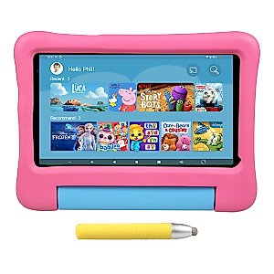 KYASTER Kids Tablet, Toddler Tablets,7 inch 5G WiFi 6 Android 12, Full HD 1920x1200 IPS Screen, 2GB RAM 32GB ROM,Parental Controls for Learning Gaming,EVA Kids-Proof Case with Stylus
