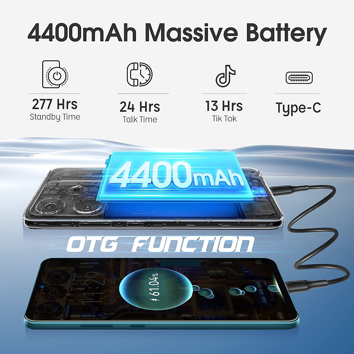 Ulefone Update has NFC Note 16 Pro(16GB+256GB) Unlocked Cell Phones, Android 13 Smartphone, 50MP Main Camera, 6.52” Screen, 8-Core Processor, 4400mAh Battery, Dual 4G Unlocked Cell Phone-Purple