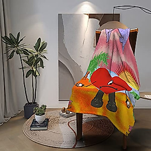 Haidguiin Throw Blankets Cute Blanket Bedding Blankets Sofa Blankets Flannel Blankets Air Conditioning Blanket Fans Gifts