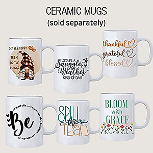 You Are Awesome Coffee Mug, Inspirational Ceramic Cup, Uplifting Gift for Mom, Sister, Aunt, Coworker Friend, 11oz