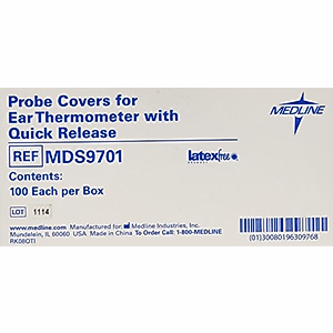 Medline MDS9701 Medline Tympanic Thermometer Probe Covers