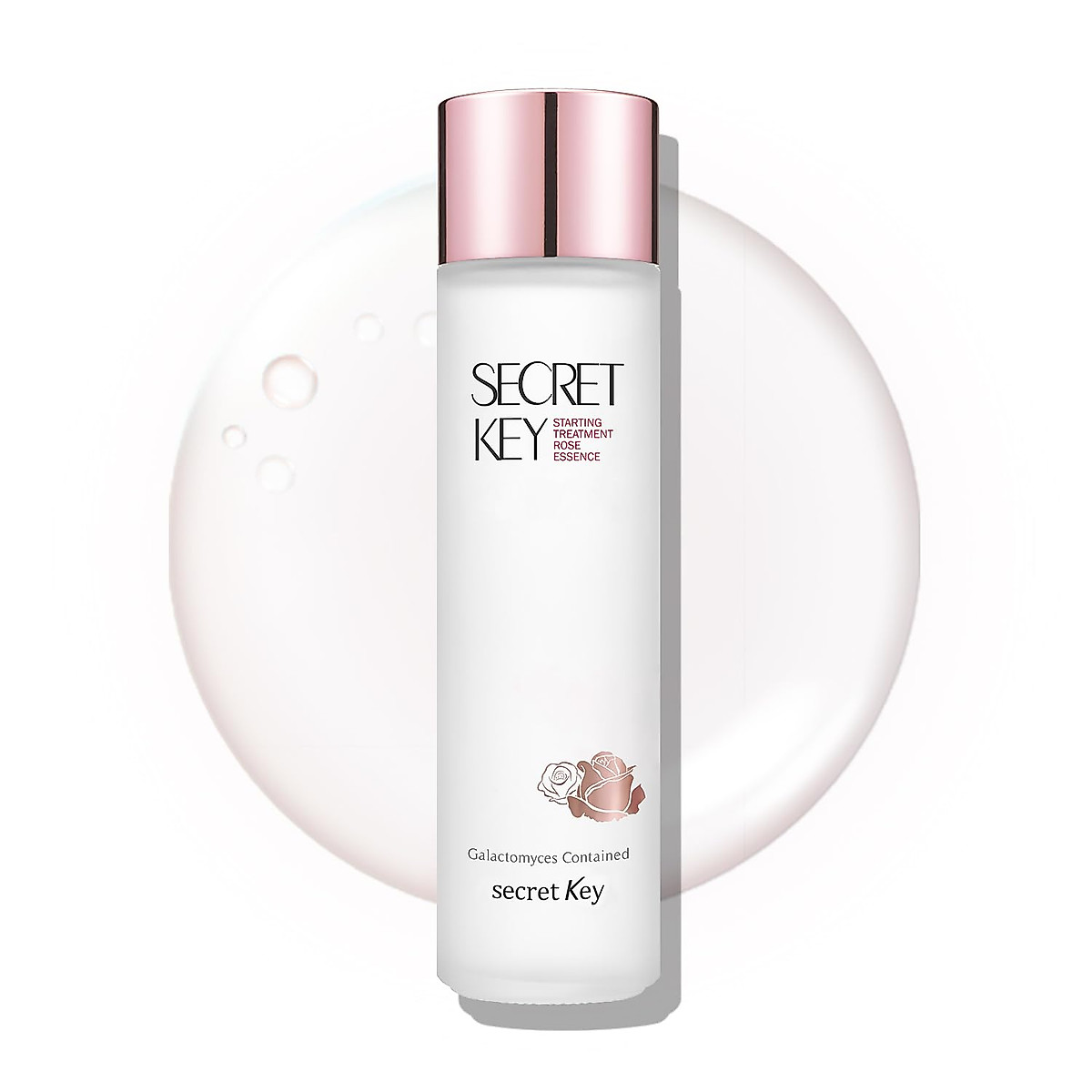 SECRETKEY Starting Treatment Essence Rose Edition, Nourishment & Hydration, Skin Soothing, Skin-texture Care, 94% of Galactomyces and Rose Water Synergy 5.07 fl. Oz. / 150ml, For Sensitive Skin