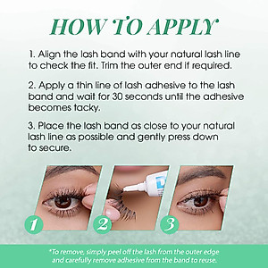 Ardell Natural False Eyelashes 110 Black - Eye-Lifting Effect Eye Makeup, Natural Look Strip Lashes - 5 Pairs, 2 Pack