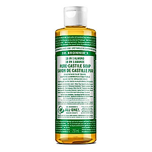Dr. Bronner’s Pure-Castile Liquid Soap (8 oz, Almond)