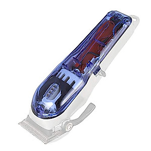 Clear DIY TOP Housing, Transparent TOP Cover for Wahl 5-Star Series Cordless Senior Clipper #8504,clipper not included.(blue)