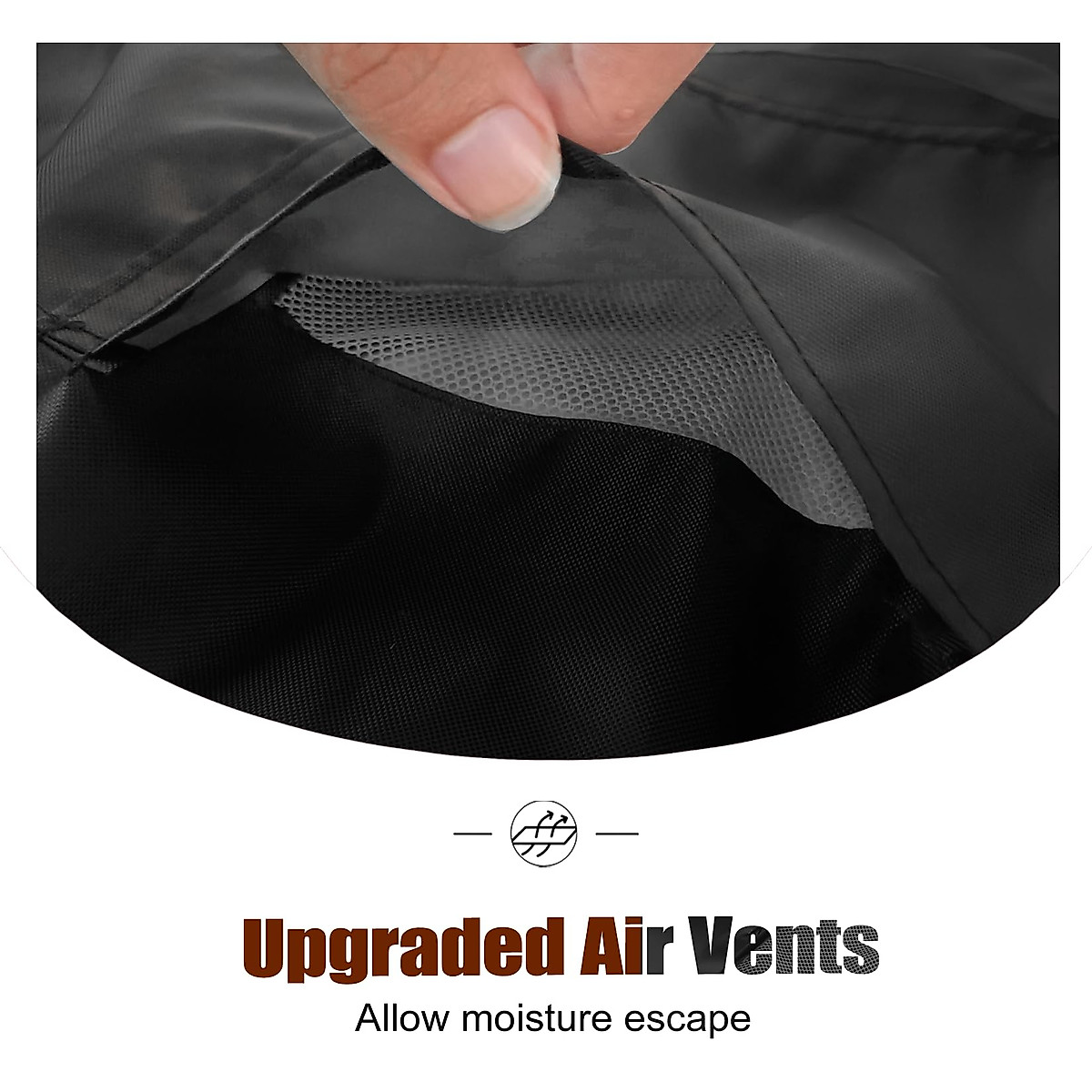 YZNKLXF Prep Table Cover for 52 Outdoor Table With Pockets,Outdoor Prep Table Cover 52.3''L x 24.4''W x 35''H