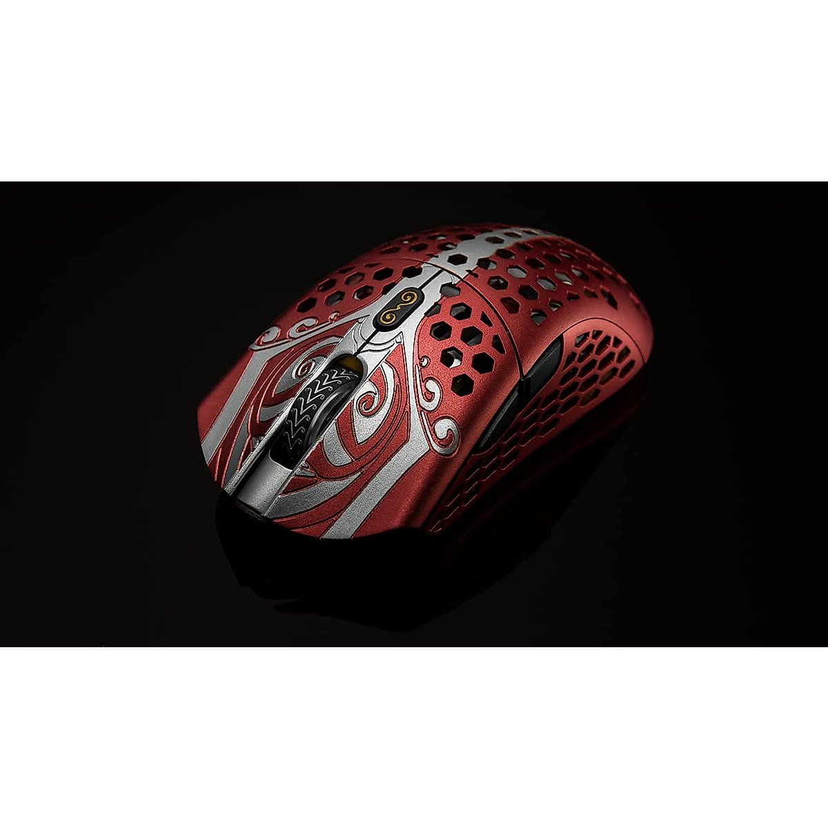 Finalmouse Starlight-12 Wireless Gaming Mouse (Multiple Variations) (Small, Ares, Red)