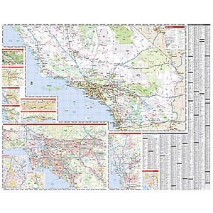 Rand McNally Easy to Read: California State Map