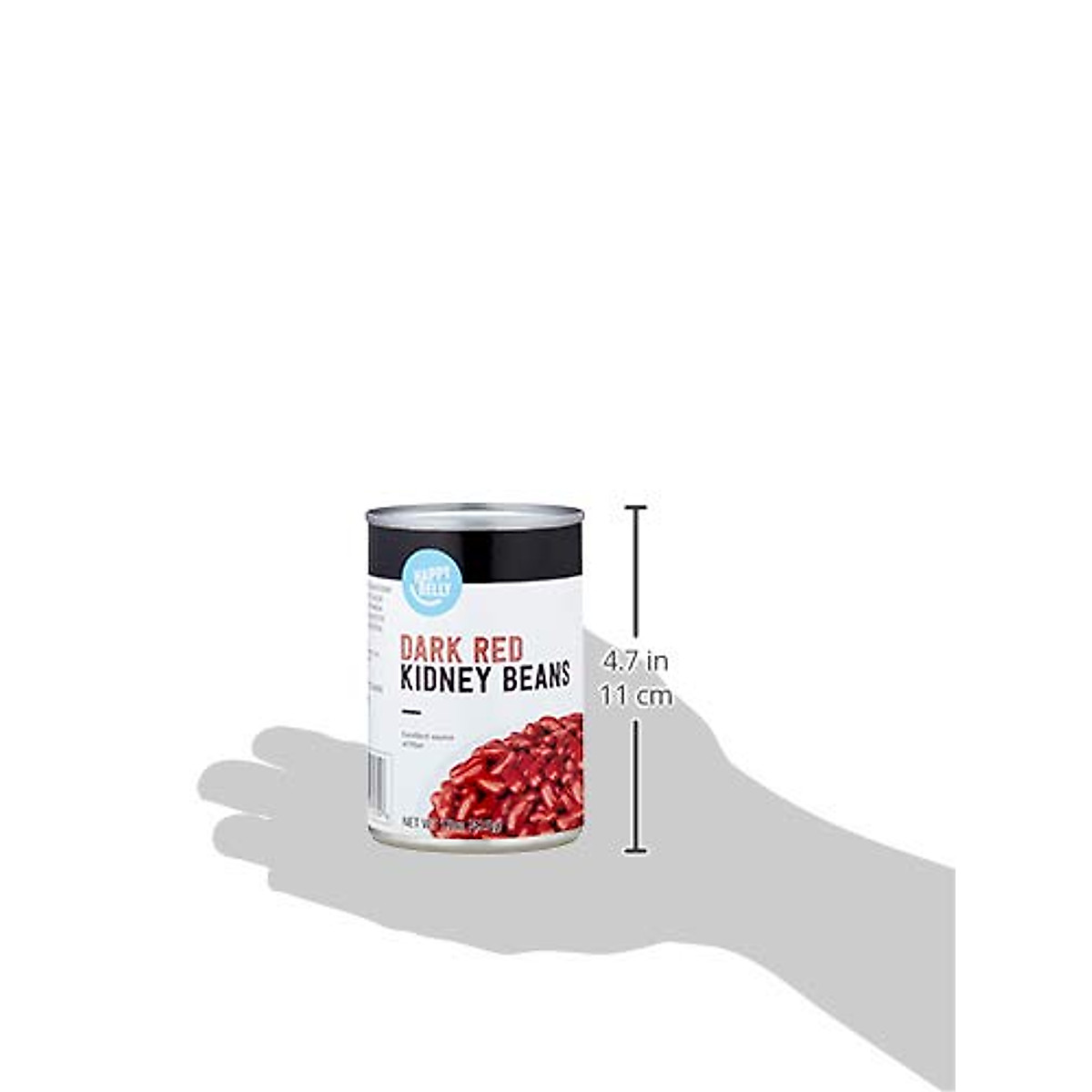 Amazon Brand - Happy Belly Dark Red Kidney Beans, 15 ounce (Pack of 1)
