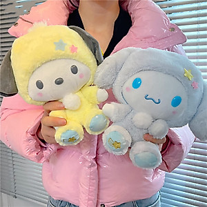 Kabosen My Melody, Kuromi, Cinnamoroll 9.8in Plush Toy Dolls, Soft Plushies for Kids & Adults, Cute Anime Cartoon Stuffed Animals, Home Decor, Gifts