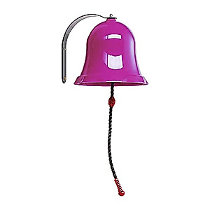 Tachiuwa Hanging Bells Wall Mounted Ship Bells Swing Accessories for Backyard Playground Toddlers Boys Kids , Violet