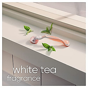 Gillette Venus Womens Razor Blade Refills, Venus ComfortGlide White Tea 4 Count and Venus ComfortGlide plus Olay 2 Count, 6 Total Refills