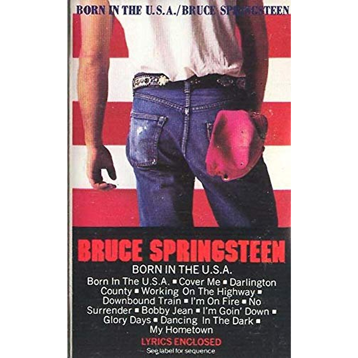 BRUCE SPRINGSTEEN: Born in the U.S.A. -9278 Cassette Tape