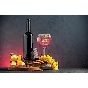 NewEleven Retirement Gift For Woman 2024 - Happy Retirement Gifts - Coworker Leaving Gifts, Farewell Gifts, Retirement Decorations, Farewell Goodbye Gifts For Coworkers, Friends - 16 Oz Wine Glass